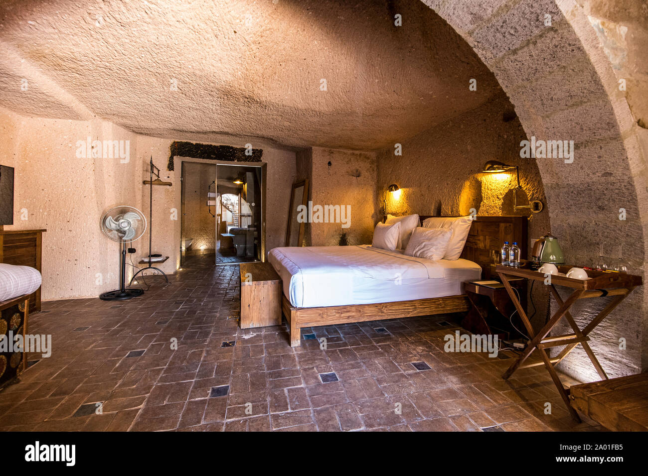 cave hotel design Cappadocia Turkey Stock Photo - Alamy