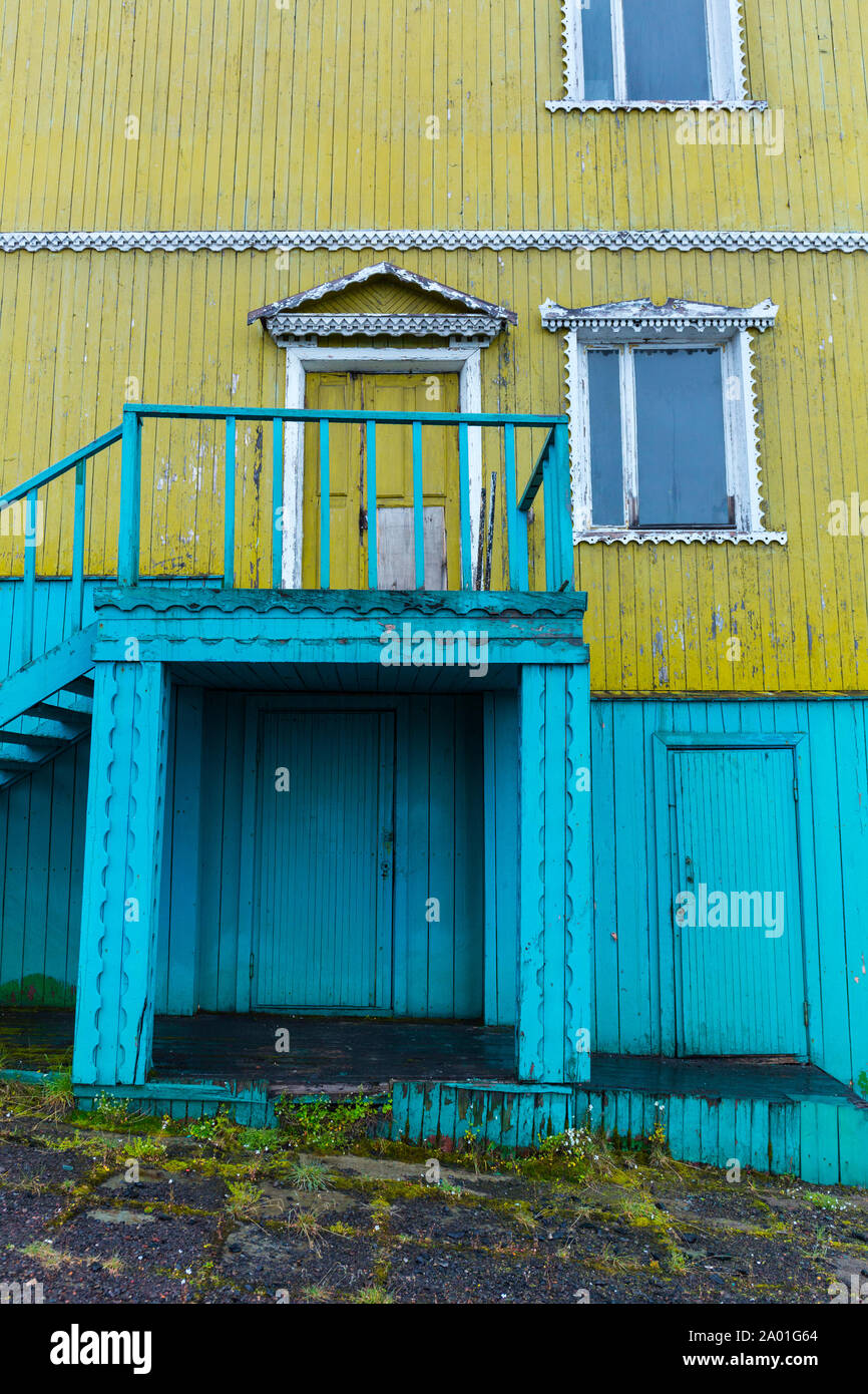 Barentsburg, Svalbard Islands, Artic Ocean, Norway, Europe Stock Photo ...