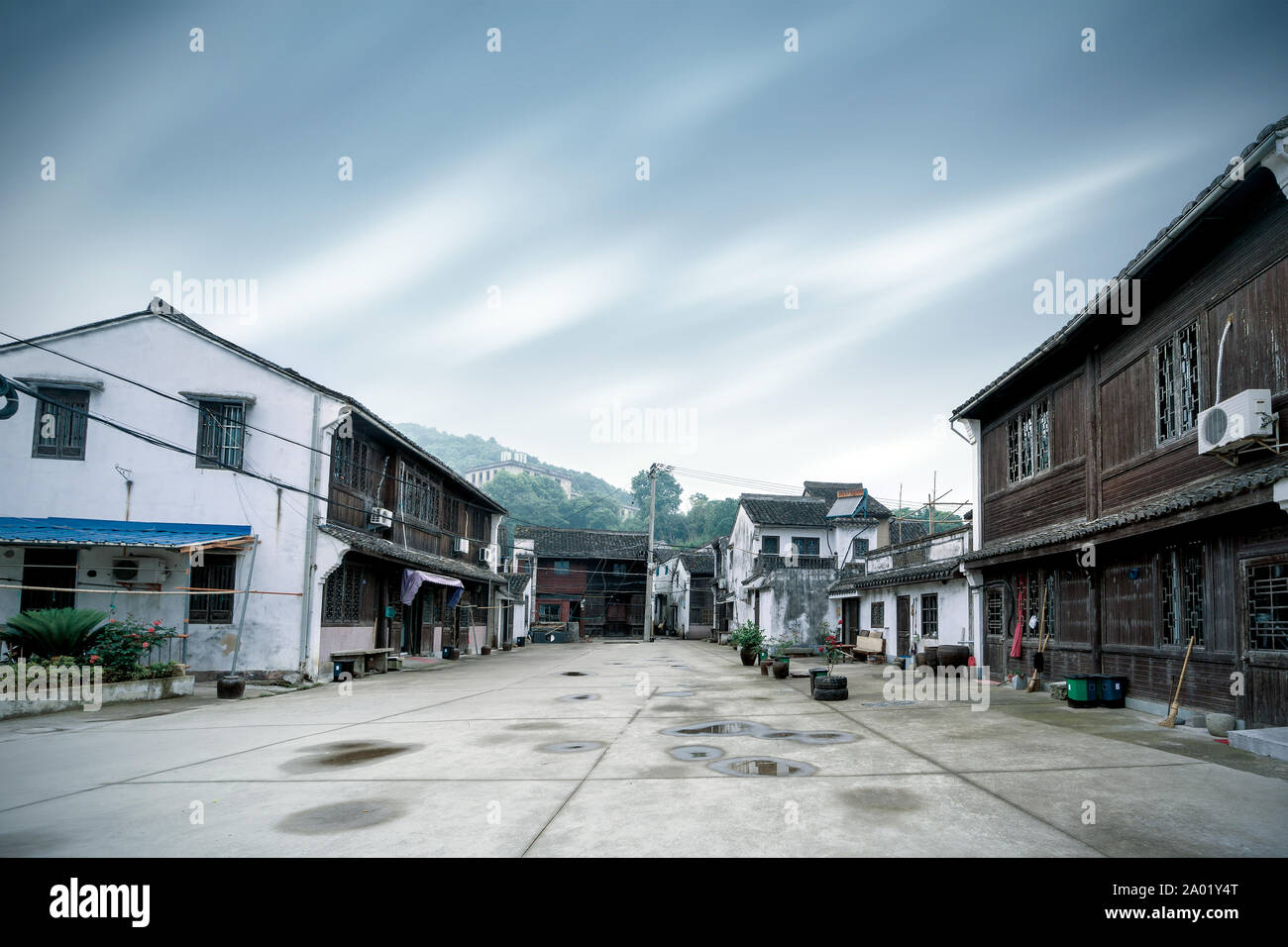 An ancient village in a remote area of China, Ningbo, Zhejiang Stock ...