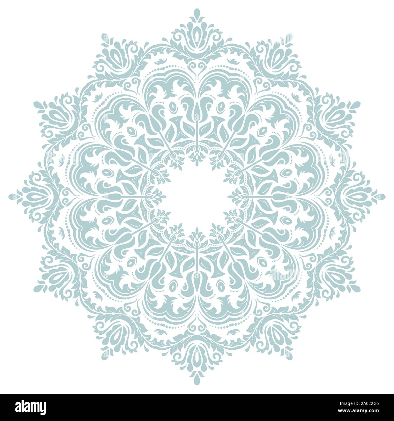 Blue circular pattern Cut Out Stock Images & Pictures - Alamy