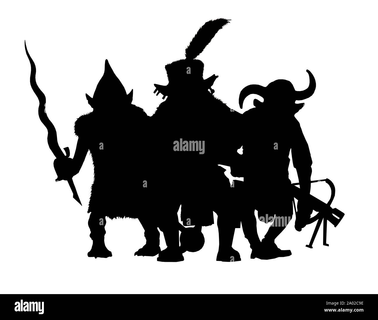 Battle mythological creatures Cut Out Stock Images & Pictures - Alamy