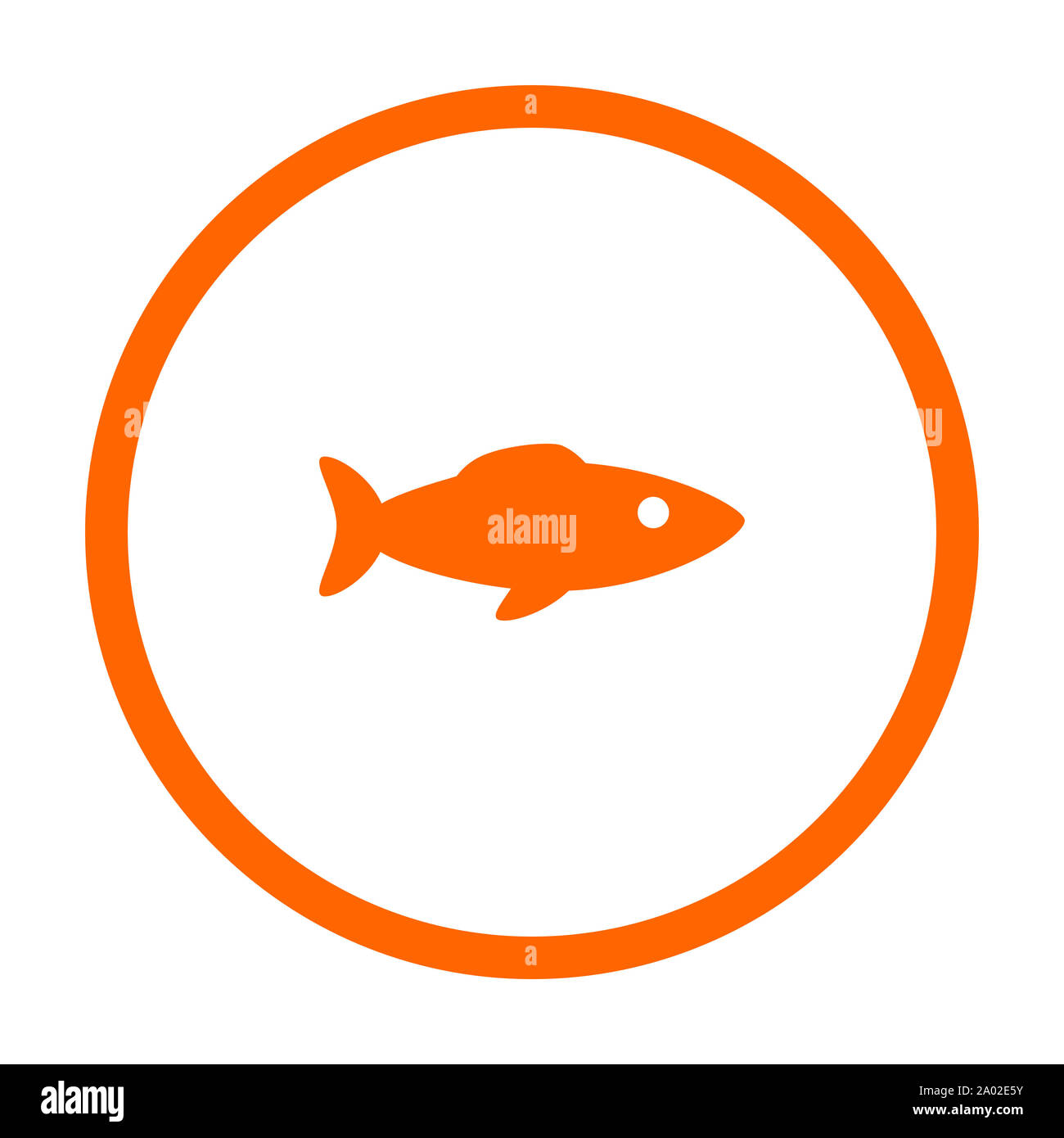 Fish and circle Stock Photo - Alamy