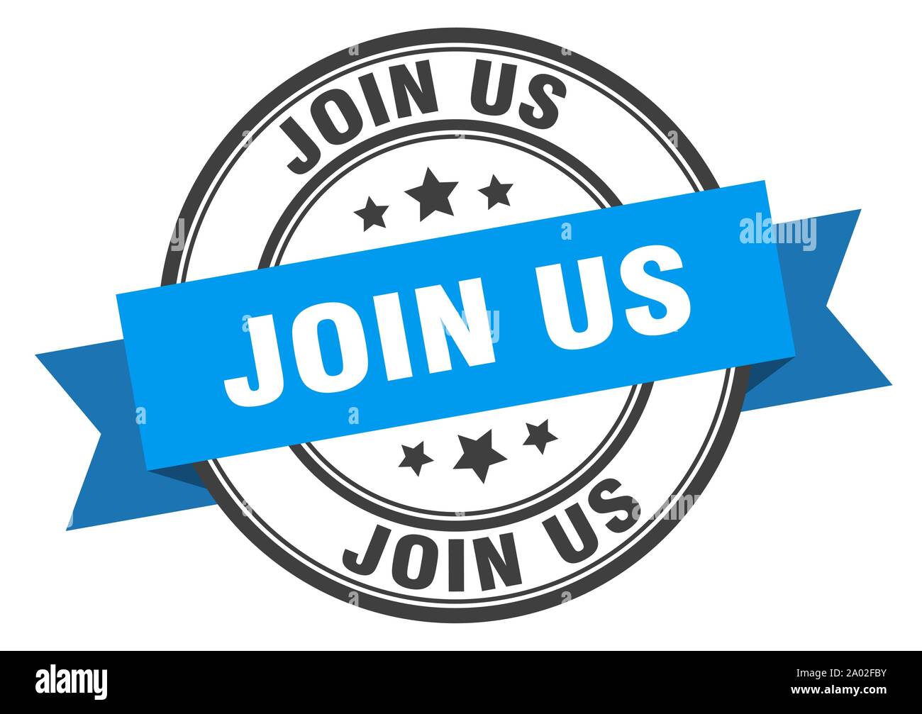 Join us blue label hi-res stock photography and images - Alamy