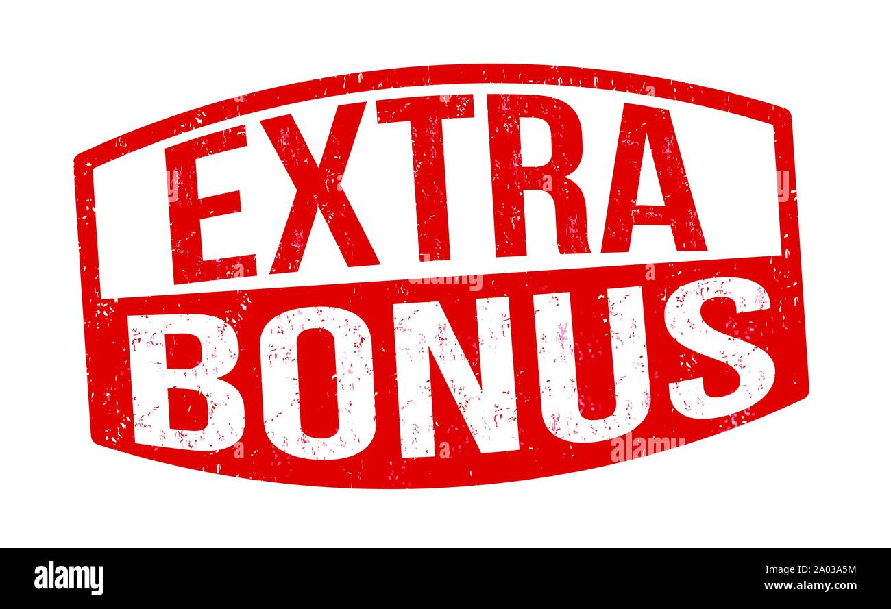 Extra sticker sign on Stock Vector Images - Alamy