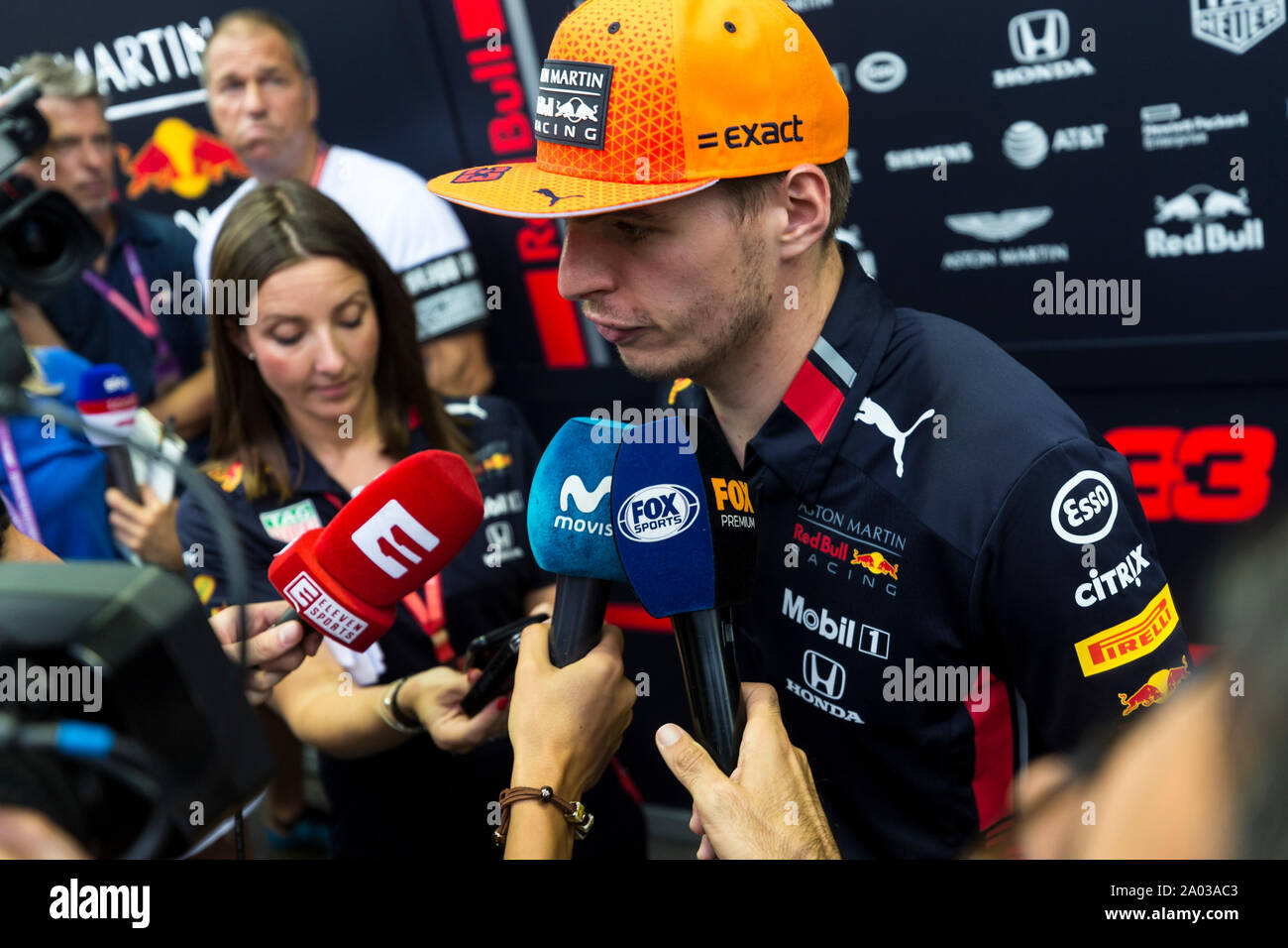 Interview with max verstappen hi-res stock photography and images - Alamy