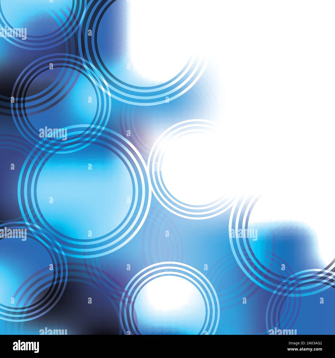 Blue Abstract Background Design with Bubbles - Illustration in Freely ...