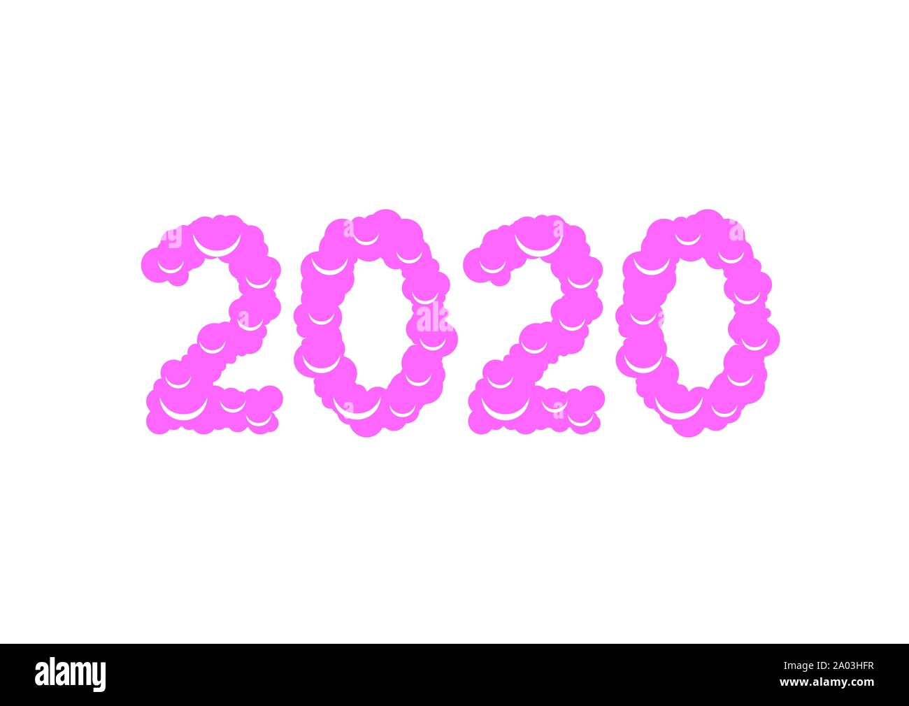 Merry christmas 2020 font Stock Vector Images - Alamy