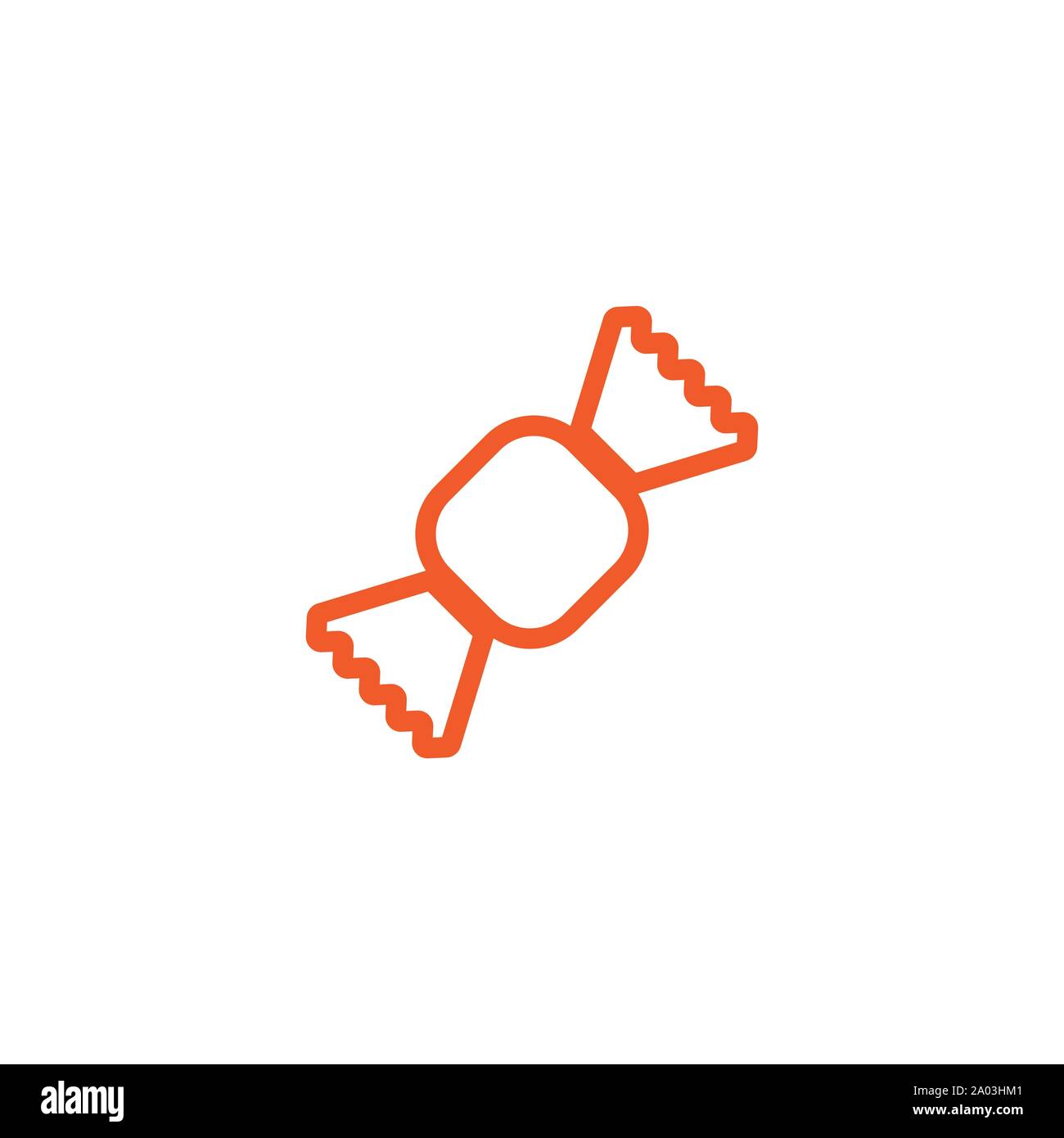 Paper bonbon candy shape Stock Vector Images - Alamy