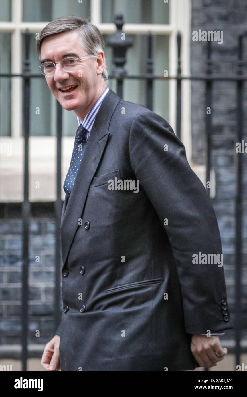 Westminster, London, UK, 19th Sep 2019. Jacob Rees-Mogg, Leader of the ...