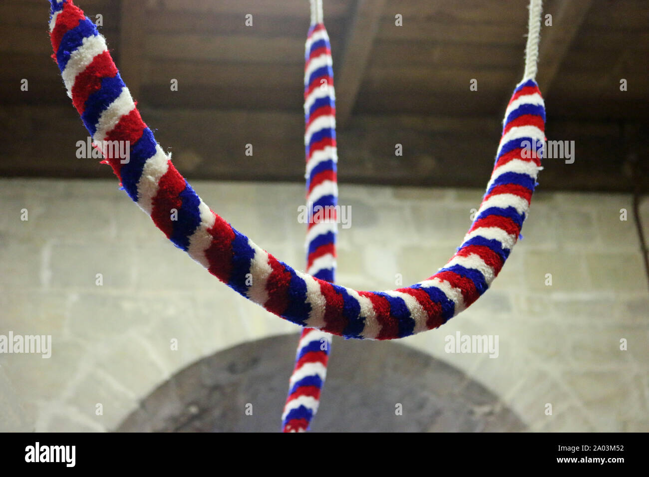 Church bell rope ropes hi-res stock photography and images - Alamy