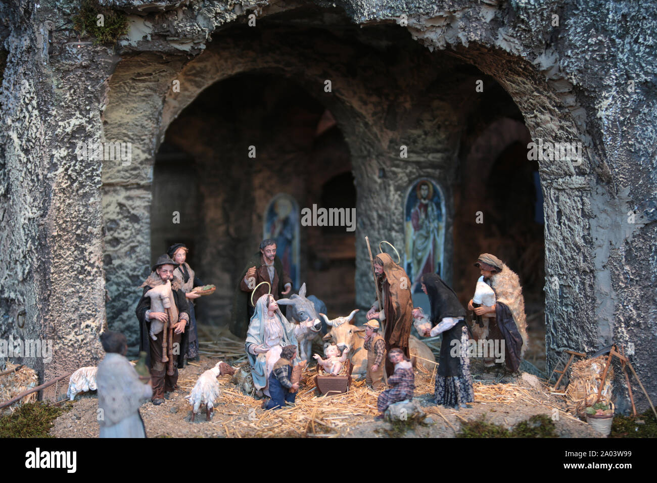 Mary joseph bébé jésus hi-res stock photography and images - Alamy