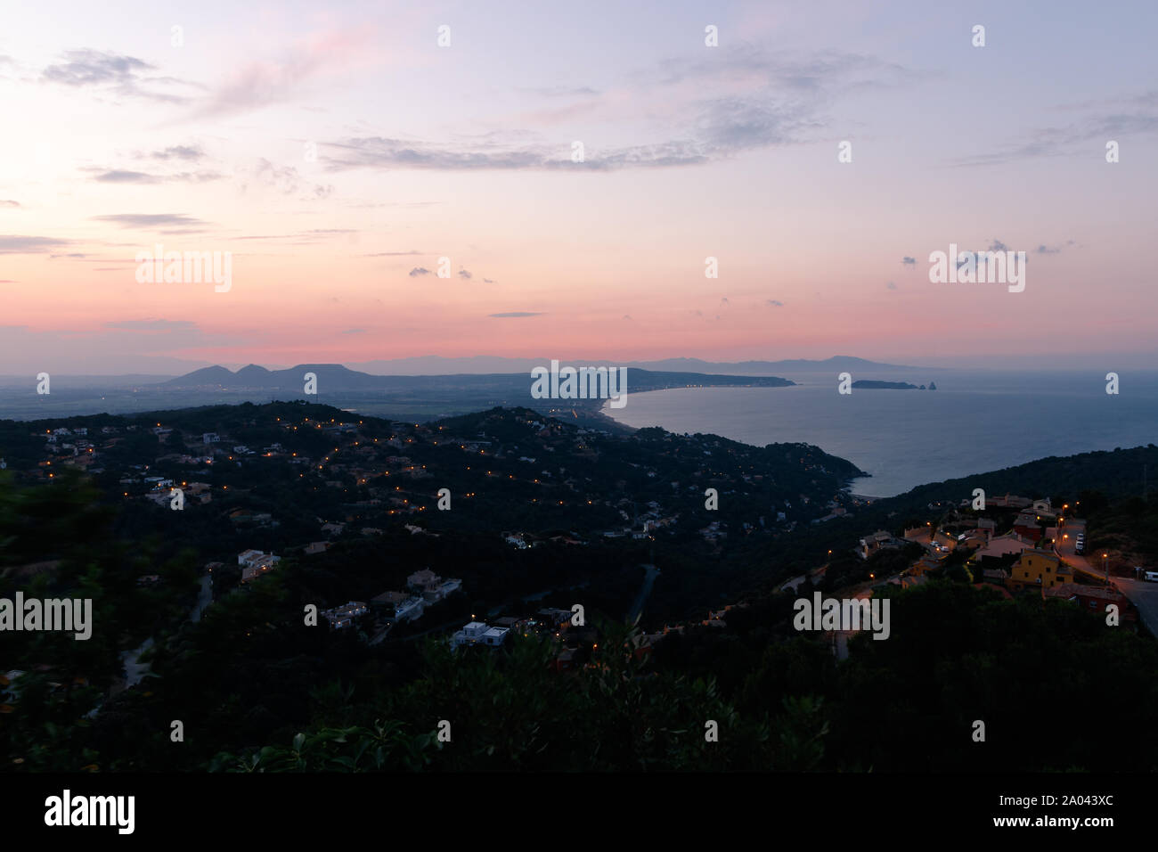 town of begur in the coast Stock Photo - Alamy