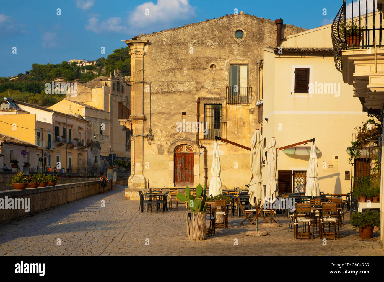 Ancient square of Scicli, Sicily Stock Photo - Alamy