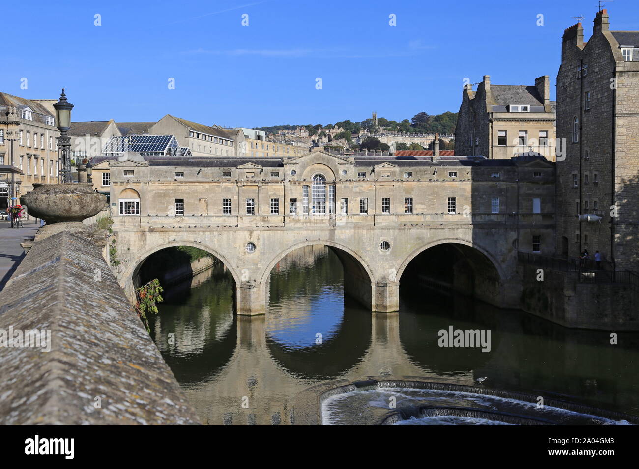 Pulteney Bridge from Grand Parade, Bath, Somerset, England, Great ...