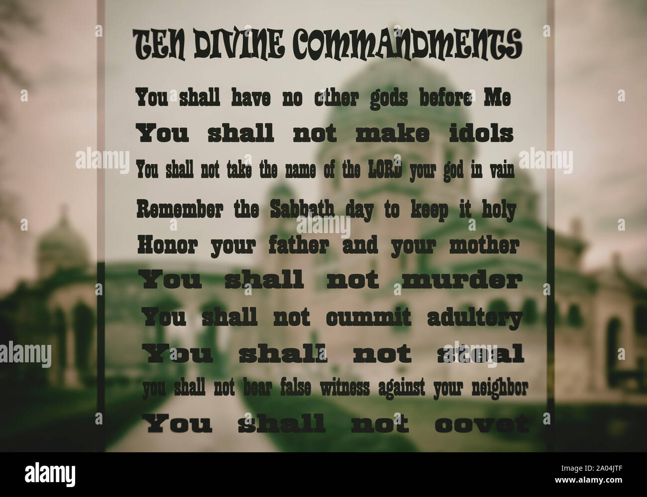 Roman Catholic Ten Commandments