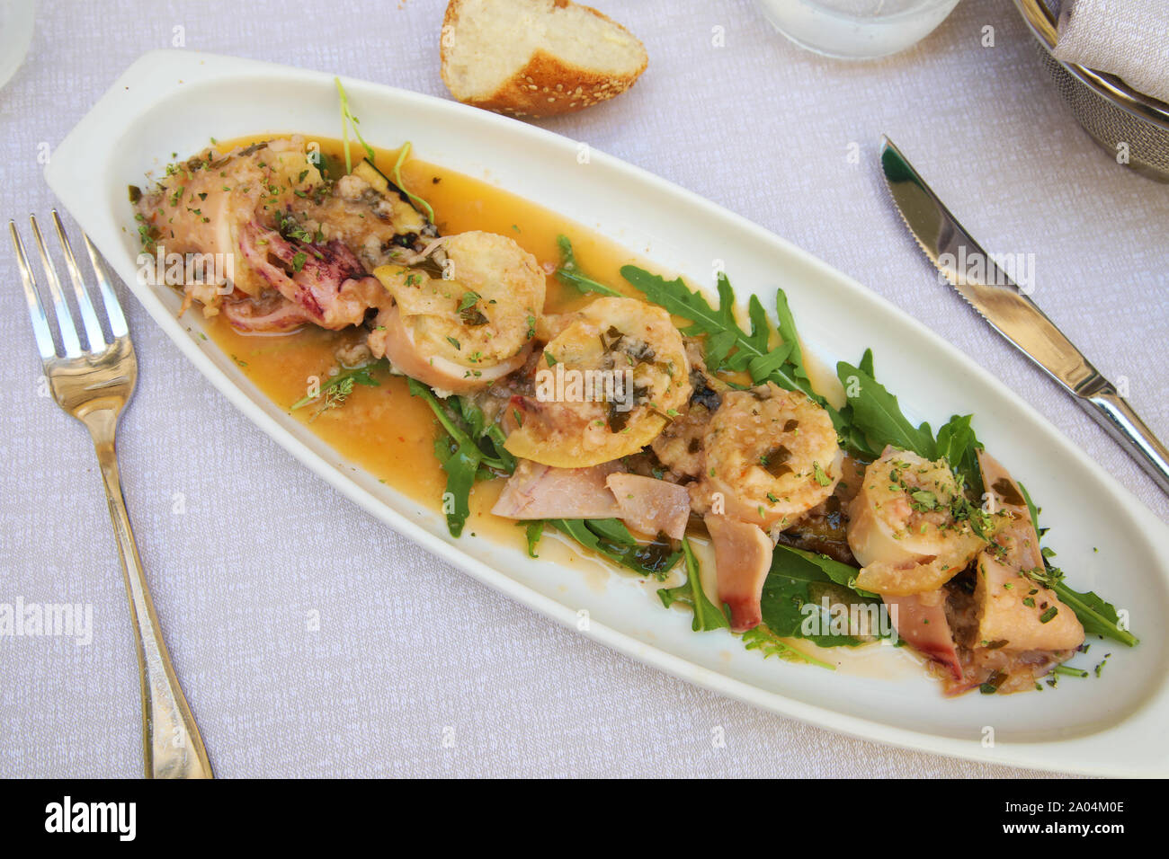 Delicious seafood plate hi-res stock photography and images - Alamy