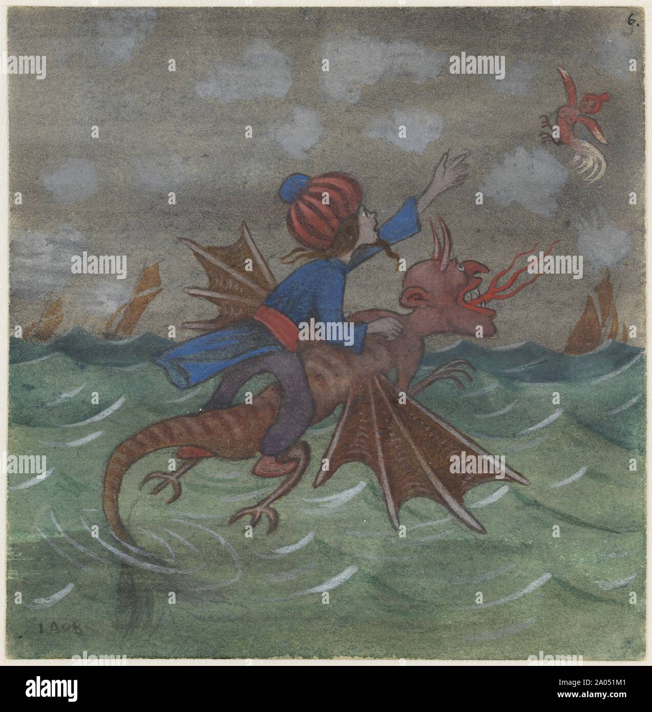 Arabian nights illustration alladin hi-res stock photography and images ...