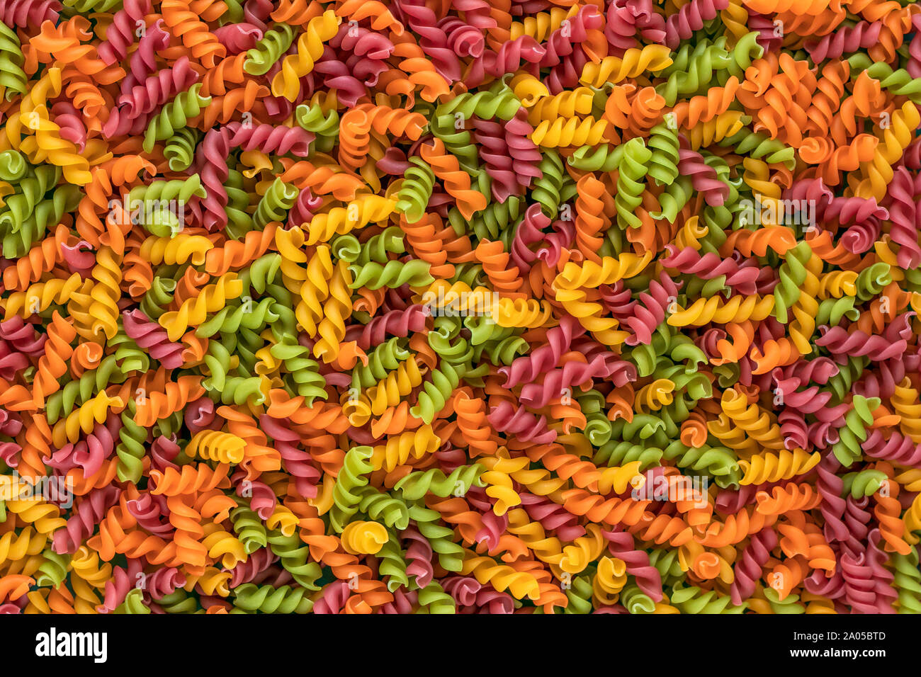 Background of colorful italian pasta. Culinary backdrop, food texture ...