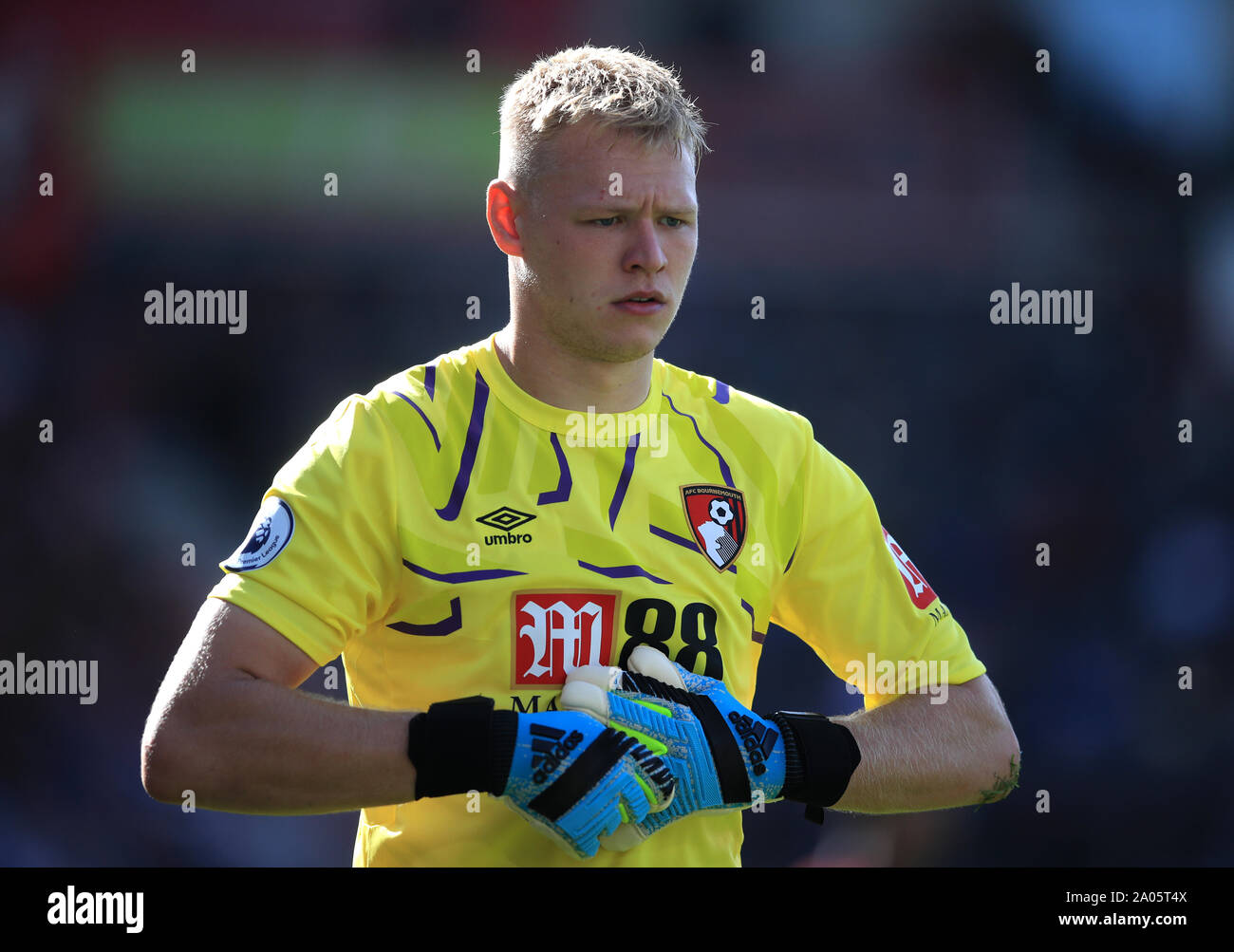 Bournemouth goalkeeper Aaron Ramsdale Stock Photo - Alamy