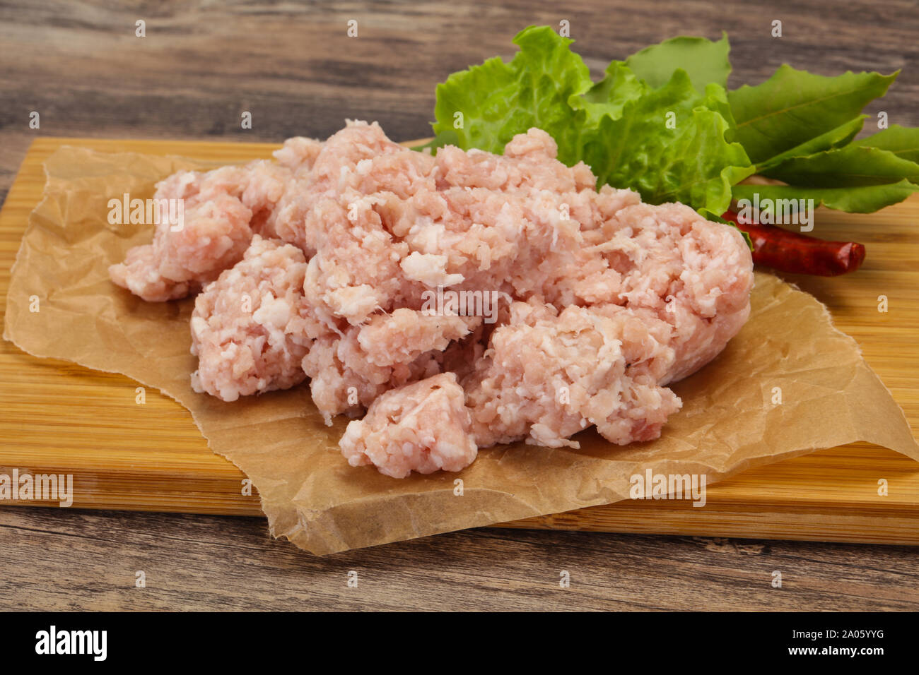 Homemade pork minced meat ready for cooking Stock Photo - Alamy