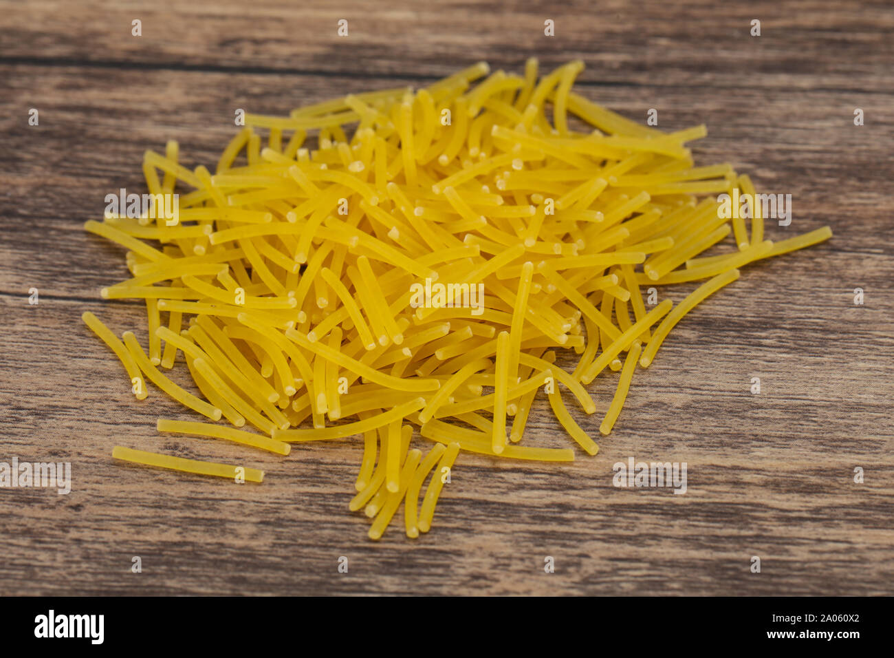 Dry raw vermicelli Italian pasta for cooking Stock Photo - Alamy