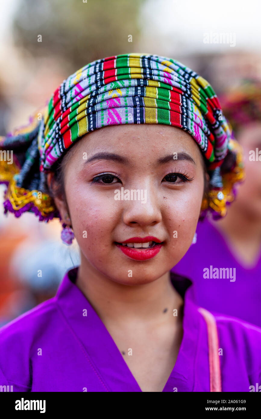 A Young Woman From The Shan (or Tai Yai) Ethnic Group At The Kakku ...