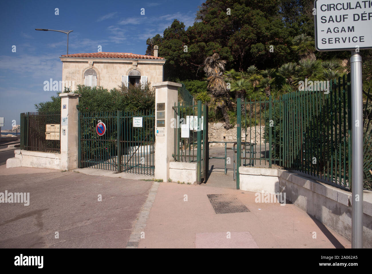 Here's what you can see from Villa Valmer in Marseille Stock Photo - Alamy