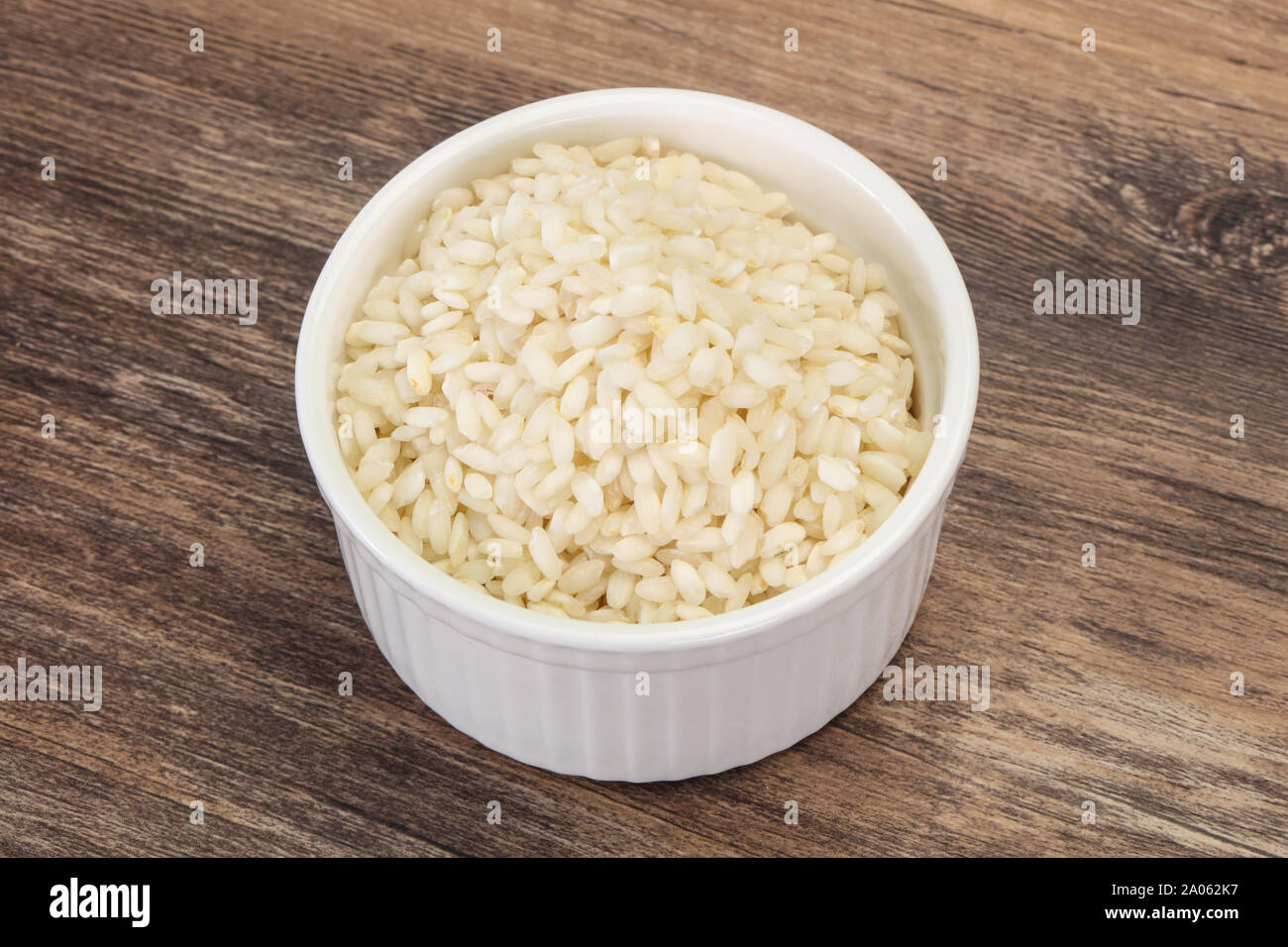 Raw Arborio rice for Italian risotto Stock Photo - Alamy