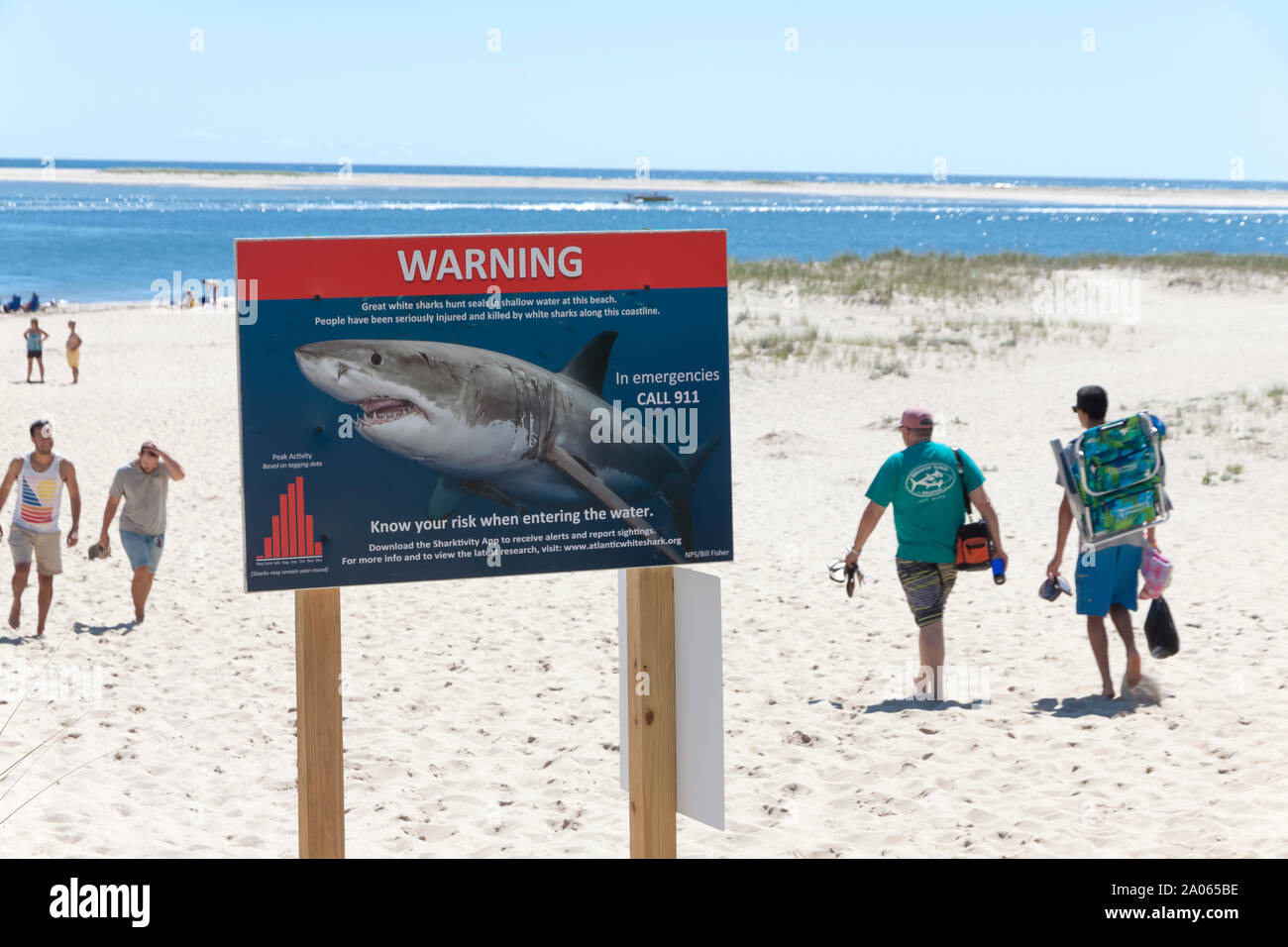 Shark warning sign hi-res stock photography and images - Alamy