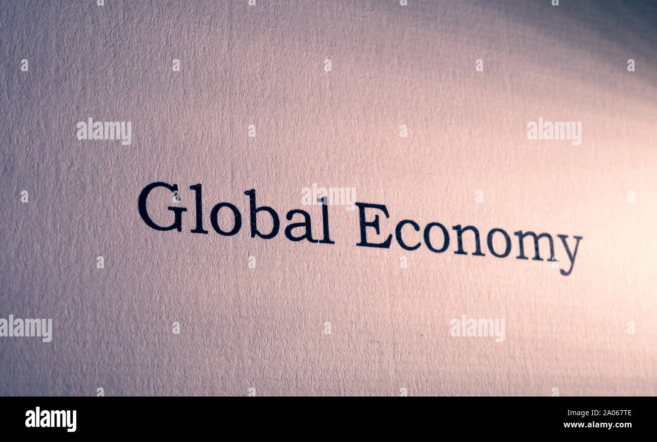 World economy tag of the hi-res stock photography and images - Alamy