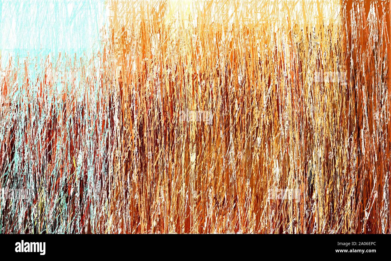 creative abstract drawing strokes background with very dark red, saddle ...