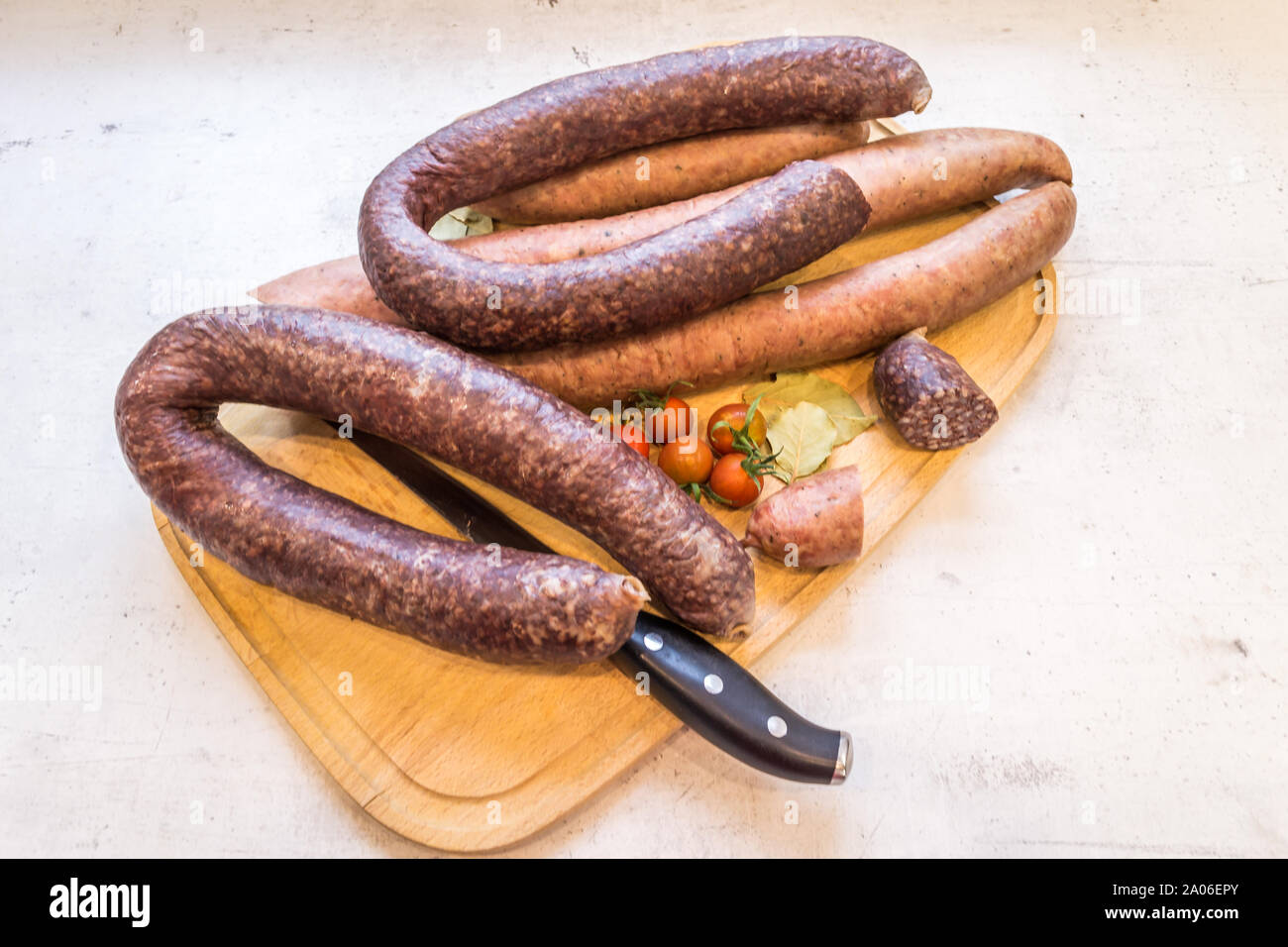 A board full of Polish home-made cold cuts Stock Photo - Alamy