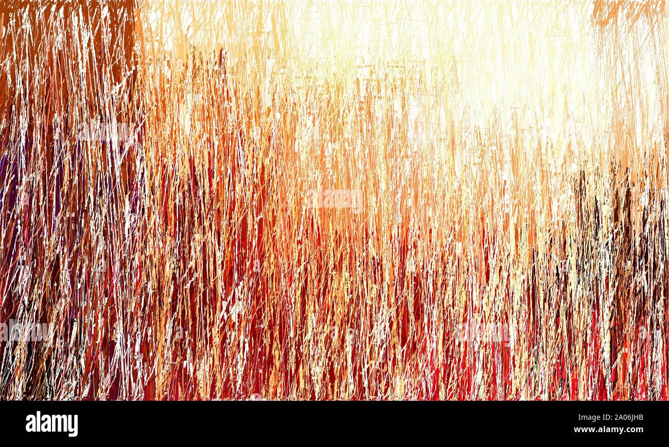 abstract painting strokes background with antique white, firebrick and ...