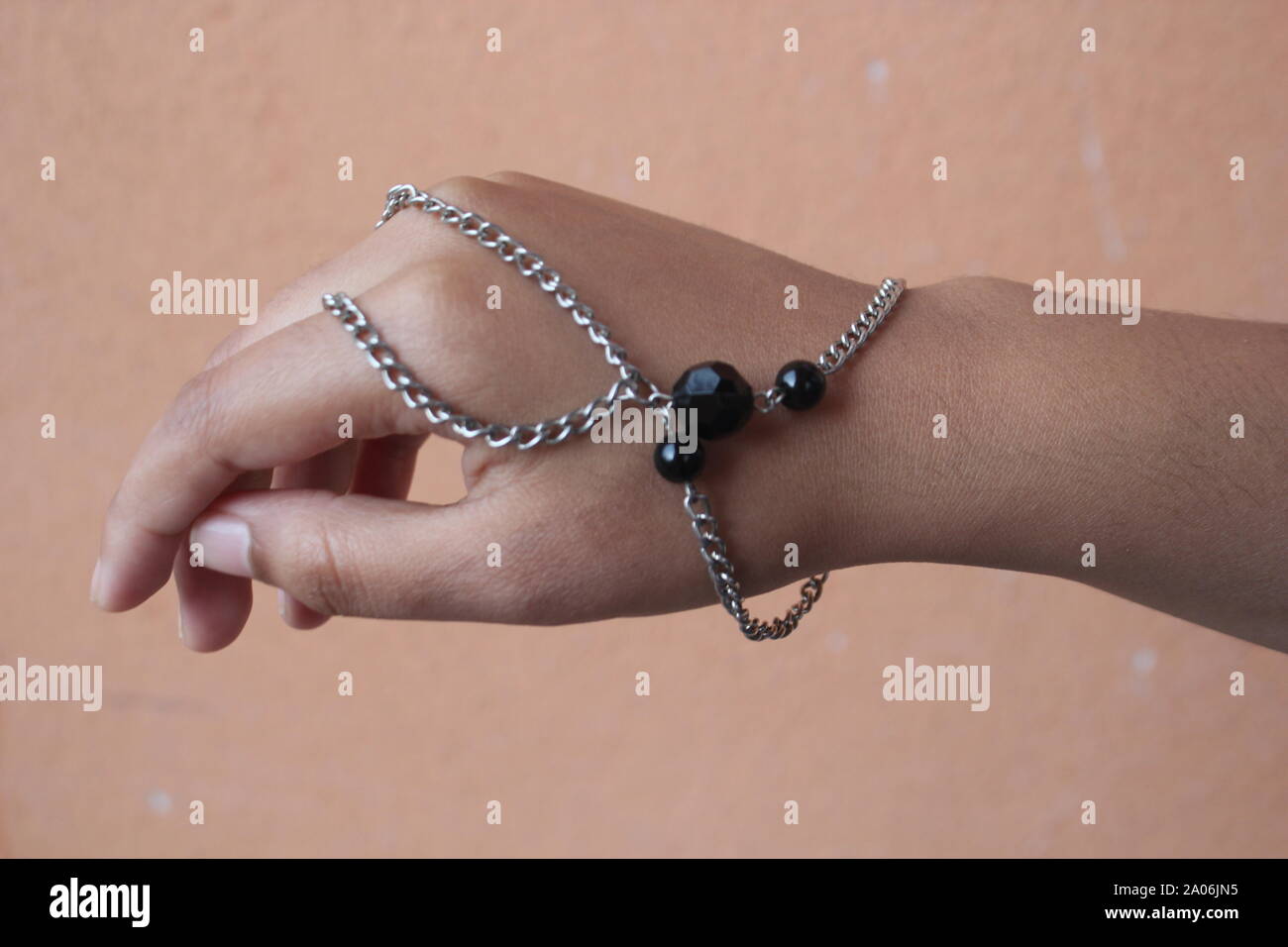 Italian model hand bracelet jewelry Stock Photo - Alamy