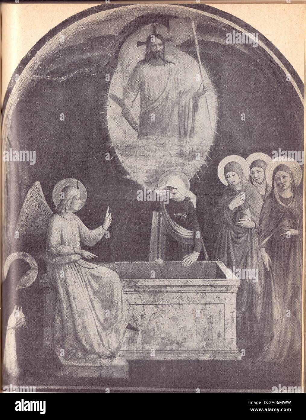 La Résurrection de Fra Angelico. Musée de Saint-Marc. Florence Stock ...