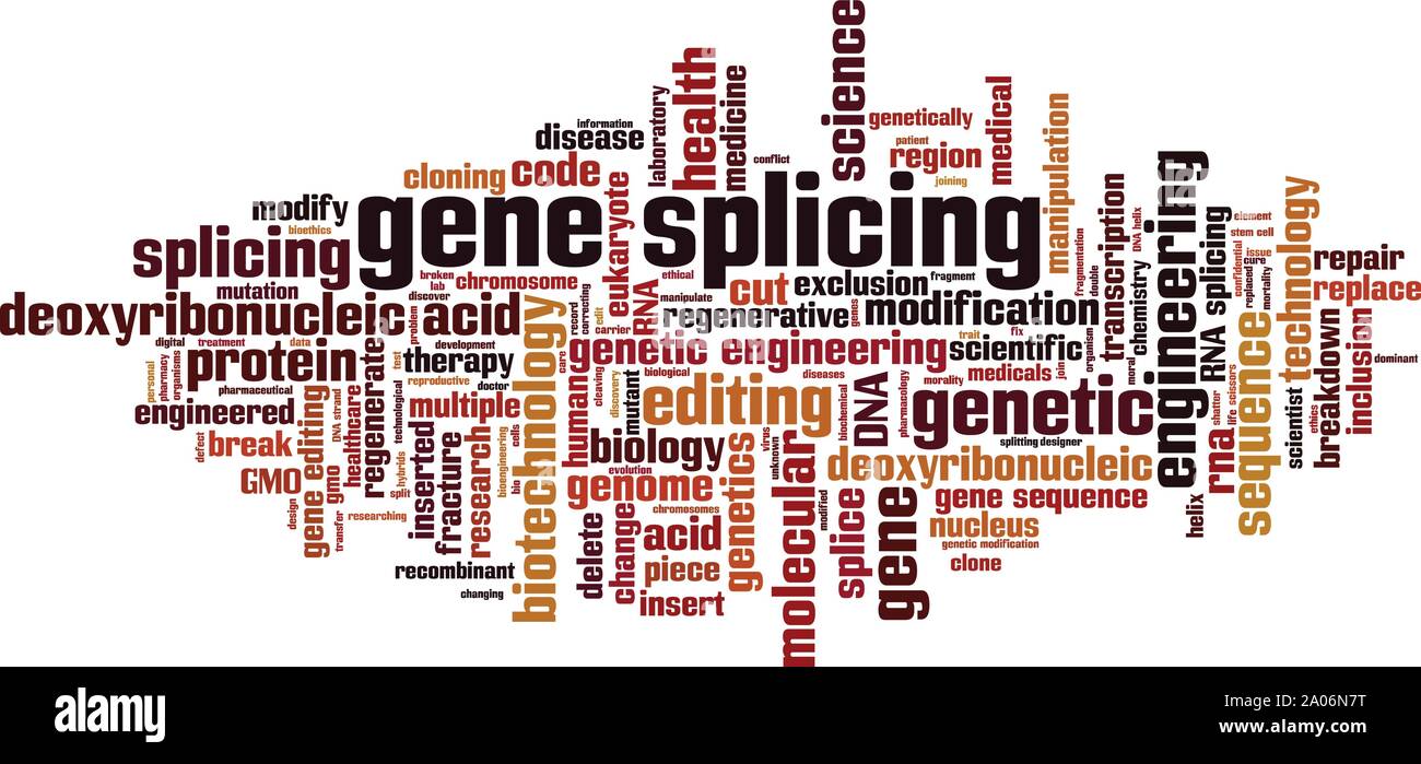 Dna splicing Stock Vector Images - Alamy