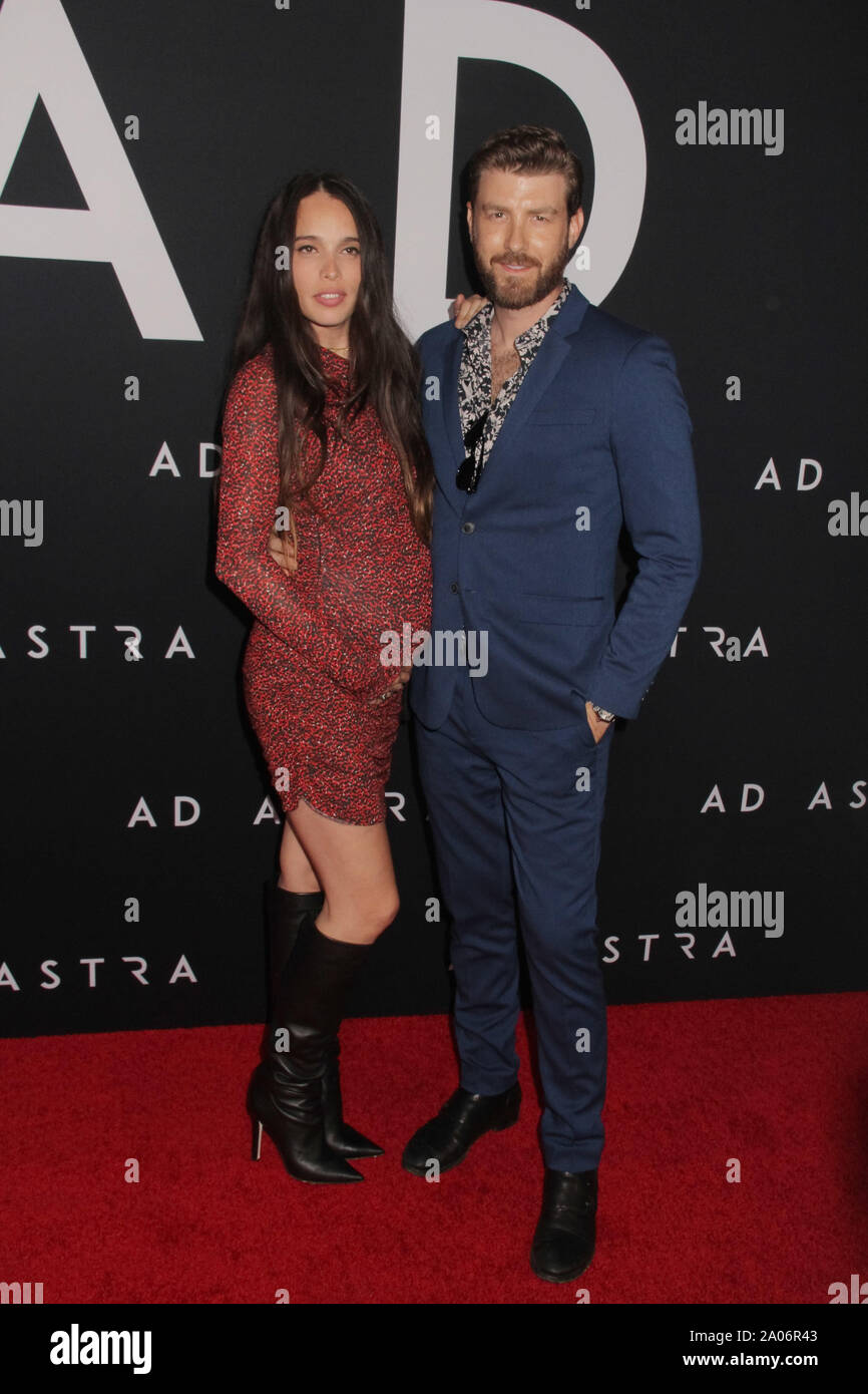 Chelsea Tyler, Jon Foster 09/18/2019 "Ad Astra" Special Screening held ...
