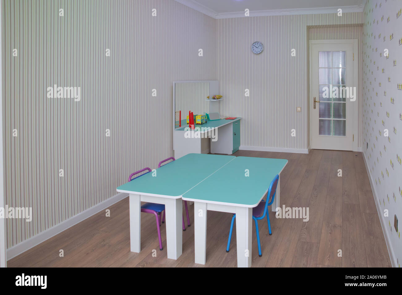 child development center room and desk . Kindergarten preschool ...