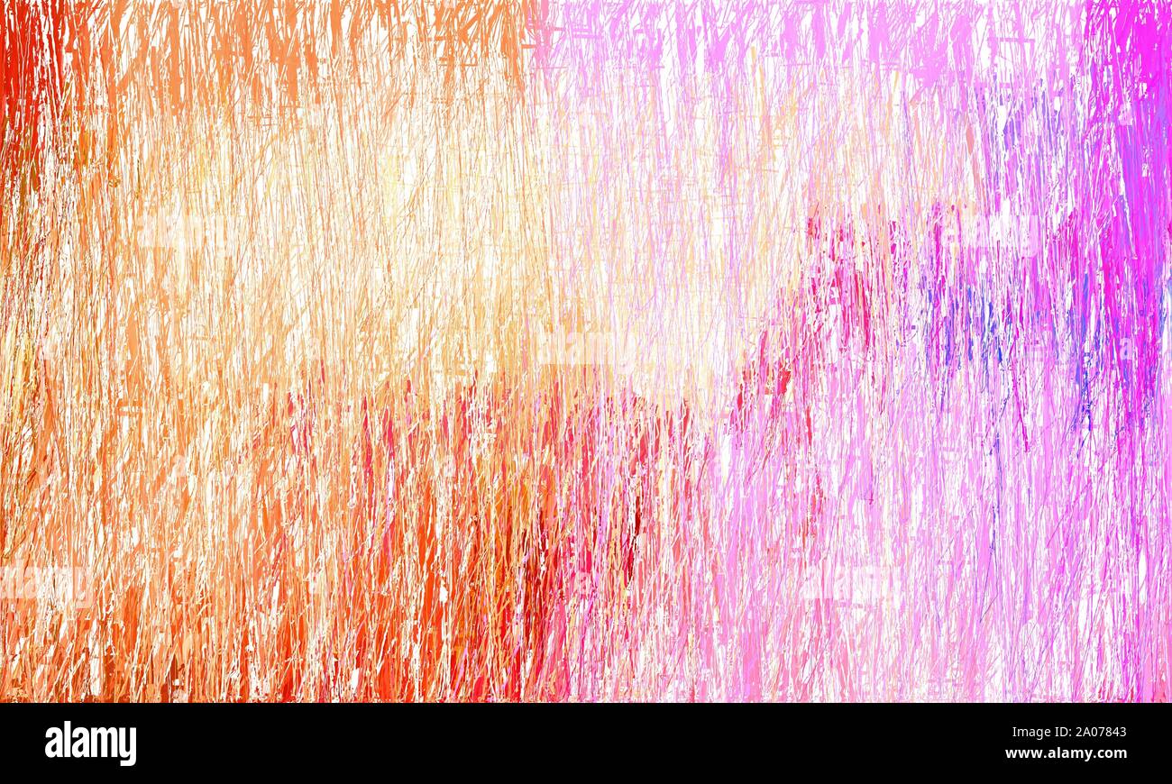 creative abstract drawing strokes background with pastel pink, coral ...