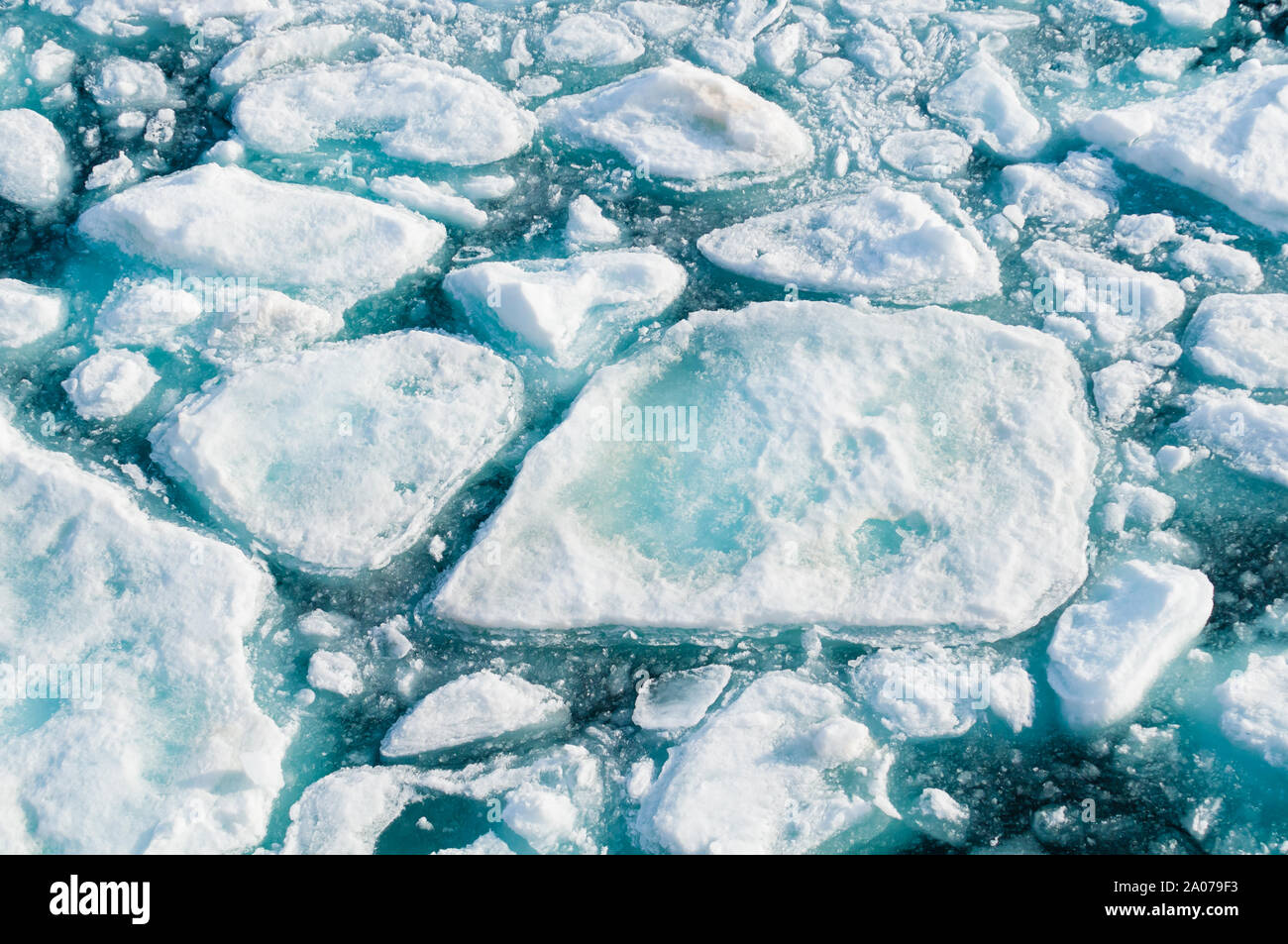 Ice pack in the Arctic Circle, Barentsoya, Svalbard, Norway Stock Photo ...
