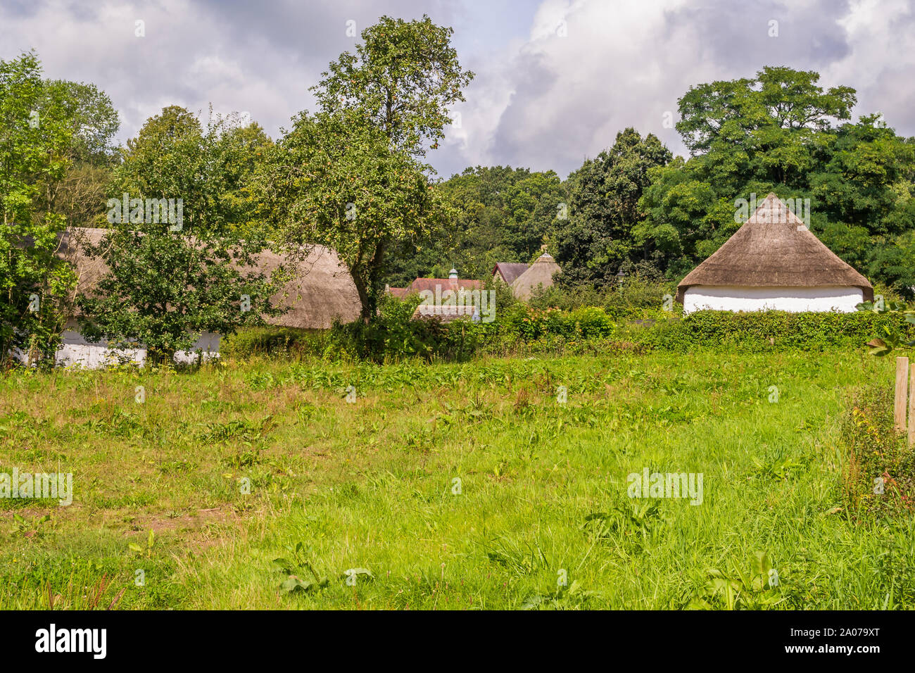 Walisian rural buildings in a natural setting Stock Photo - Alamy