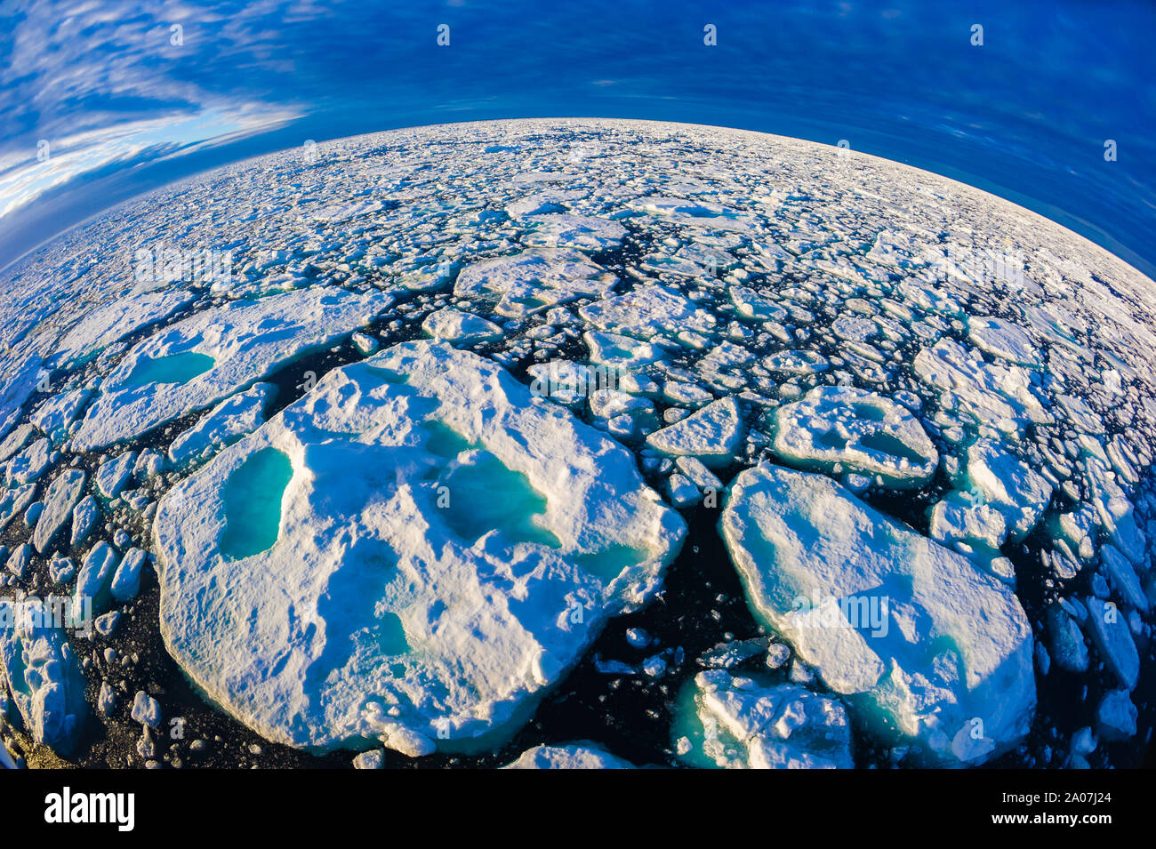 Ice pack in the Arctic Circle, Barentsoya, Svalbard, Norway Stock Photo ...