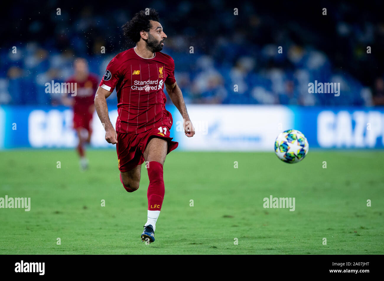 Mohamed Salah of Liverpool during the UEFA Champions League match ...