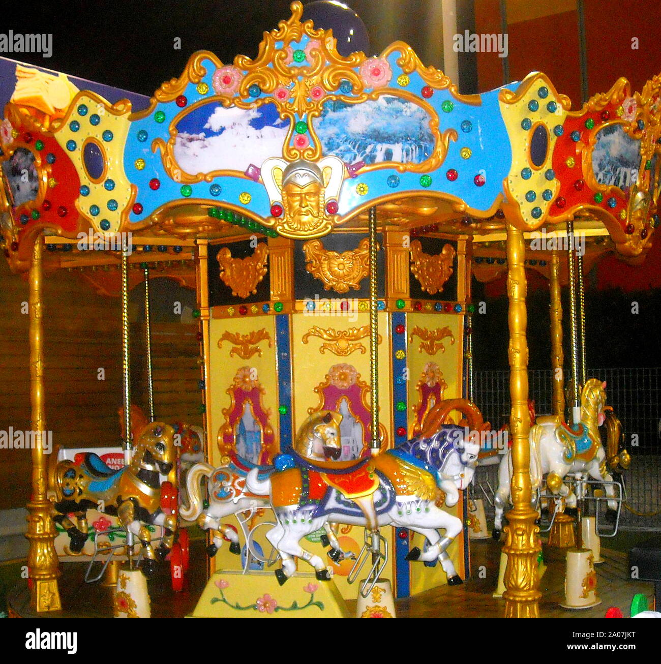 amusement park, carousel, cars, toys, games, child, boat, balloon Stock ...
