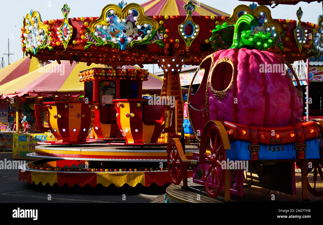 Fairground ride carriage hi-res stock photography and images - Alamy