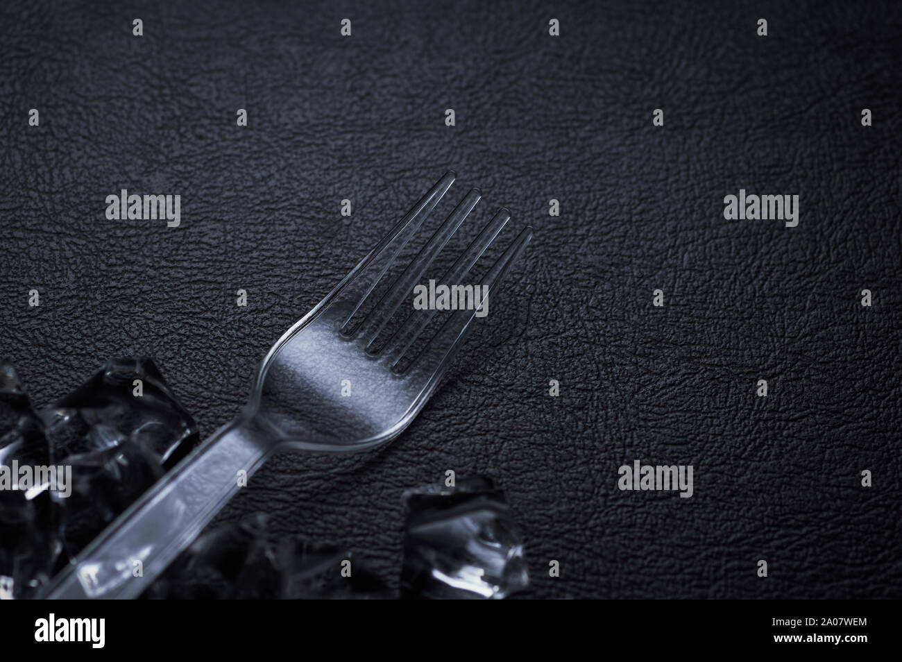 Transparent plastic fork knife hi-res stock photography and images - Alamy