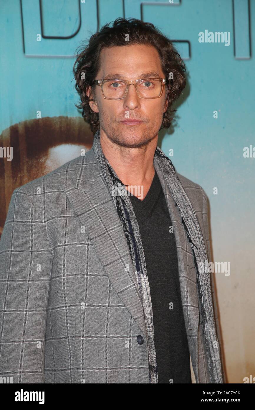 Los Angeles.CA.USA. Matthew McConaughey at HBO's True Detective TV ...
