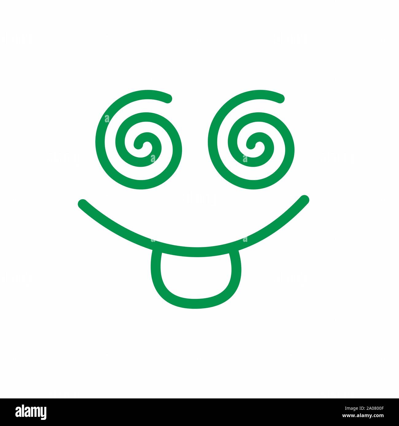 Smile face logo Cut Out Stock Images & Pictures - Alamy