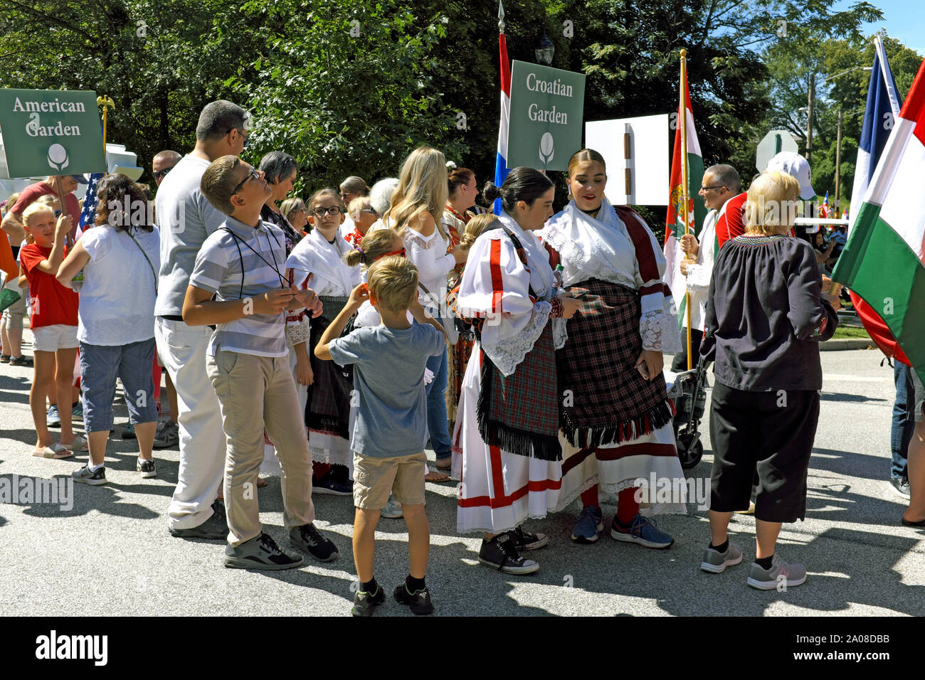 Cleveland cultural gardens croatian hi-res stock photography and images ...