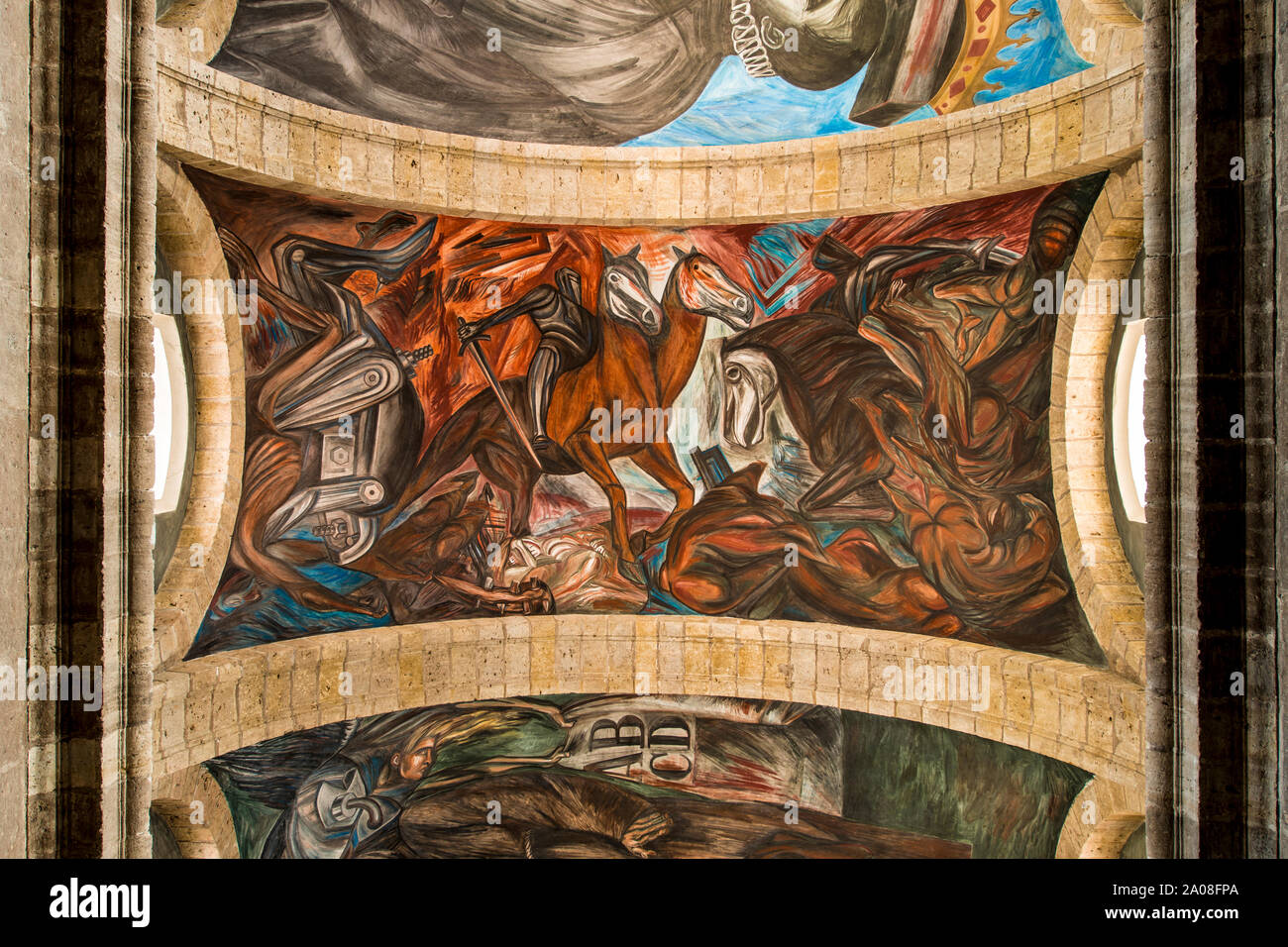 Jose Clemente Orozco Impressive Artwork At Hospicio Modern Mexican